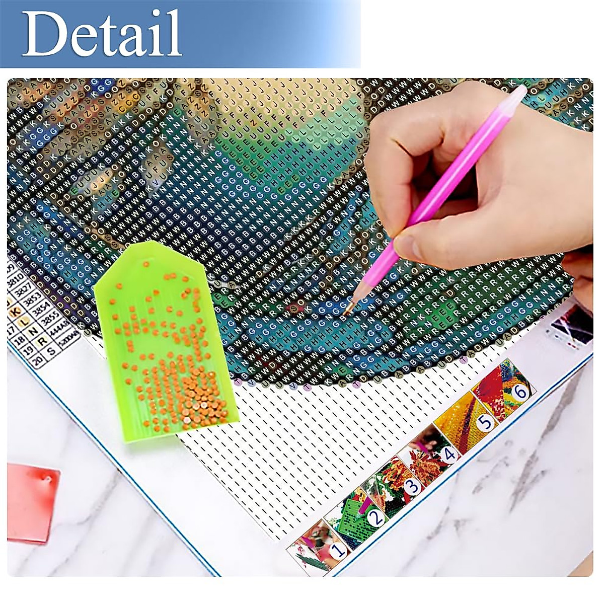 JFYHAB 5D Diamond Painting Kits Life of Tree Stained Glass DIY Diamond Full Round Drill Diamond Art Painting for Adults Tree Diamond Painting Full Drill Crystal Craft Kit for Wall Decor 12x12in
