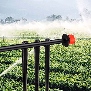 240 Pieces Irrigation Drip Support Stakes Tubing Hose Holder 1/4 Inch Tubing Support Holder for Vegetable Gardens Flower Beds Supplies