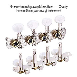 Mandolin Tuning Pegs, 4L4R Machine Heads String Tuning Pegs for 8 Strings Mandolin Instruments Accessory Other string instrument accessories