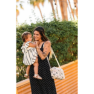 Petunia Pickle Bottom Companion Diaper Clutch with Fold-Out Changing Pad, For On-The-Go Parents, Fits Baby Essentials, Lightweight & Easy To Clean (Shimmery Minnie Mouse)