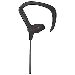 AIWA Train in Ear Wireless Headphones with 10 Hour Playback Time, 10mm Drivers, IPX4 Waterproof and Sweatproof Bluetooth Earbuds, Secure Wingtips, Perfect for The Gym