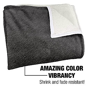 Star Trek Blanket, 50"x60", Klingon Empire Silky Touch Sherpa Back Super Soft Throw Blanket