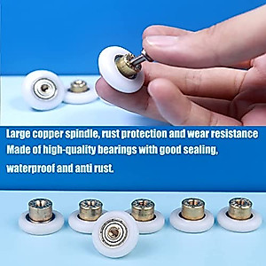 4X Replacement Shower Door Rollers/Runners/Wheels 19mm Diameter