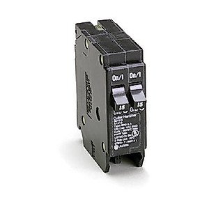 Eaton Corporation Br1515 Single Pole Tandem Circuit Breaker, 120V, 2-15-Amp
