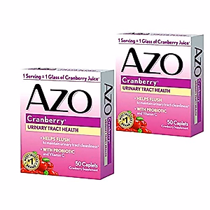 AZO All Natural Concentrated Cranberry Tablets, 2 Count