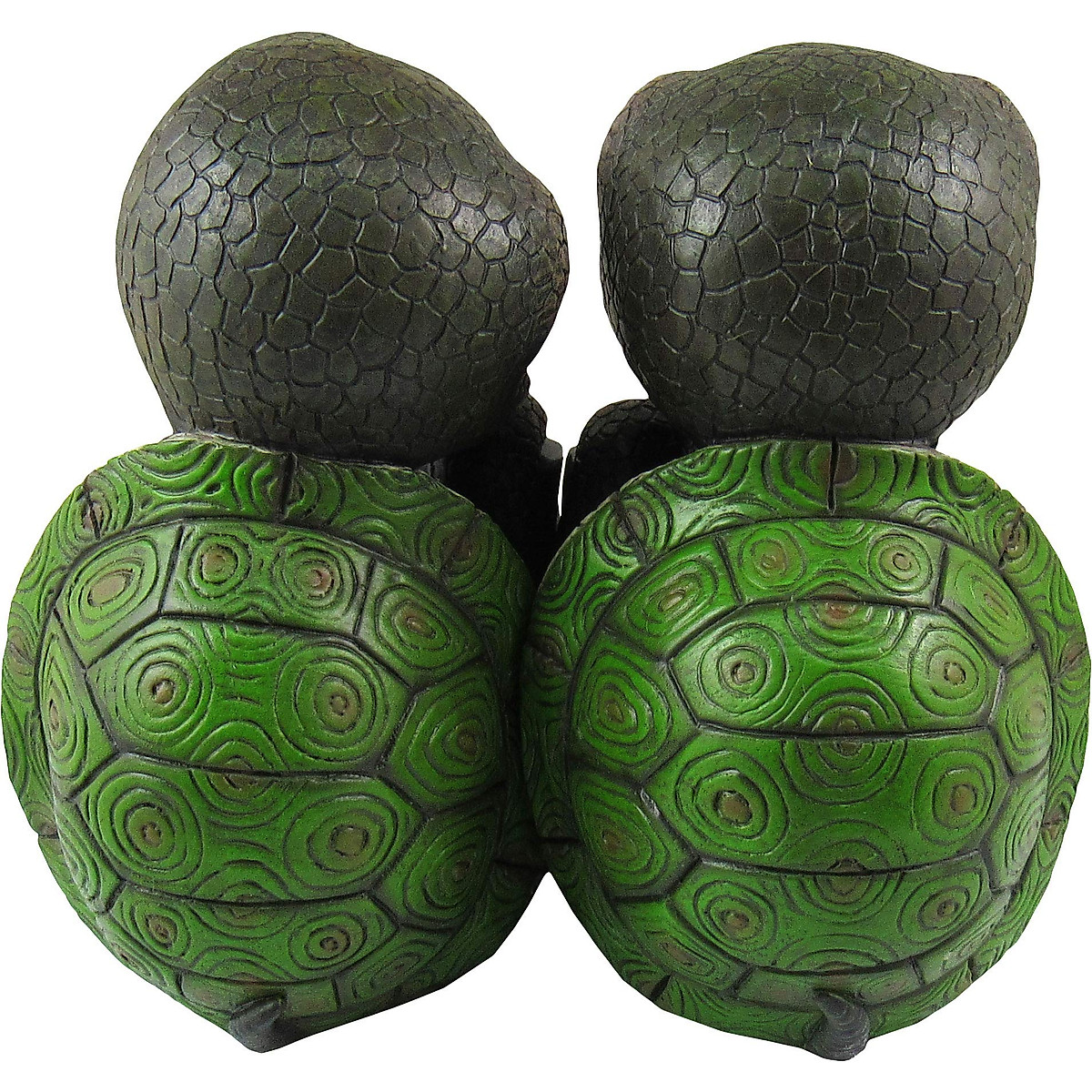 DWK - Rock Solid Love - Adorable Romantic Turtle Couple Two-Piece Figurine Best Friends Lovers Collectible Valentine's Day Gifts Office Desk Statue Home Decor Patio Garden Accent, 5.5-inch