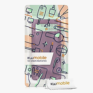 kwmobile TPU Silicone Case Compatible with Google Pixel 6 - Case Slim Phone Cover with Soft Finish - Bordeaux Violet
