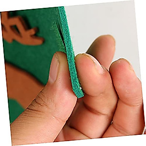 jojofuny Mini Christmas Tree DIY Felt Christmas Tree Set Christmas Hanging Ornament Handmade Christmas Tree Christmas Hanging Pendant DIY Mini Christmas Tree Calendar Manual