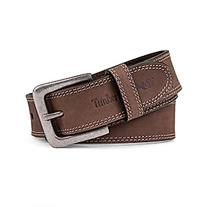 Timberland PRO Men's 38mm Boot Leather Belt, Brown, 36