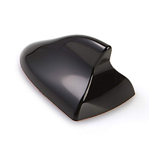 Ramble- Super Shark Fin Antenna Cover Car Radio Aerials FM AM Signal SUV Antenne Auto Accessories, for Ford Explorer Fusion Everest Kuga C-Max 2 3 Cmax Hybrid (Advanced Style, Black)