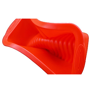 TOPOLMOLD 2 Pieces Silicone Bread Loaf Pan Cake Mold Nonstick Silicone Homemade Loaf Holiday Baking Pan for Homemade Cake, Break, Meatloaf, Quiche (8.25 x 4 inch)