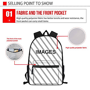 Salabomia Border Collie Backpack School Accessories Backpack Border Collie Bookbag Camp Daypack Rucksack