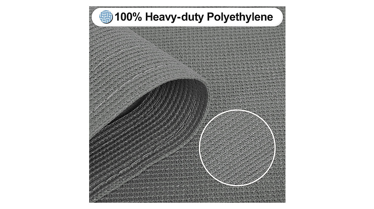 OutdoorLines Portable Tarp Outdoor Rugs for Patio 8 x 10 ft - UV and Weather Resistant Patio ...