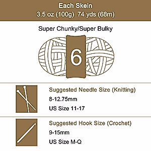 HARFINGTON Chenille Yarn Velvet Blanket Yarn 100g/3.5oz #6 Super Bulky Polyester Soft Knitting for Crochet Weaving Bag Scarf Hat, Light Green