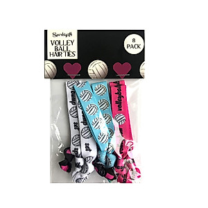 Volleyball Gift Hair Ties - Team & Coach Accessories, Volleyball Gear for Teen Girls
