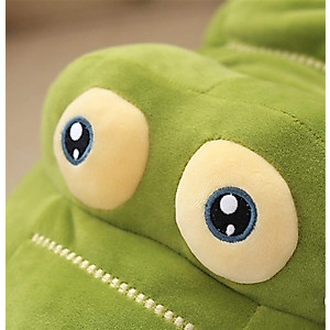 LERORO Stuffed Animals Alligator Toys Pillows The Crocodile Plush Green 16 Inch (40CM) - Super Soft Cuddly Dolls, Green