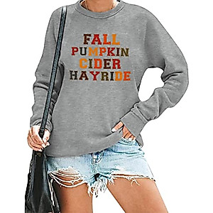 BLANCHES It's Just A Bunch of Hocus Pocus T-Shirt Women Sweatshirt Halloween Sanderson Sisters Long Sleeve Pullover Tops Gray