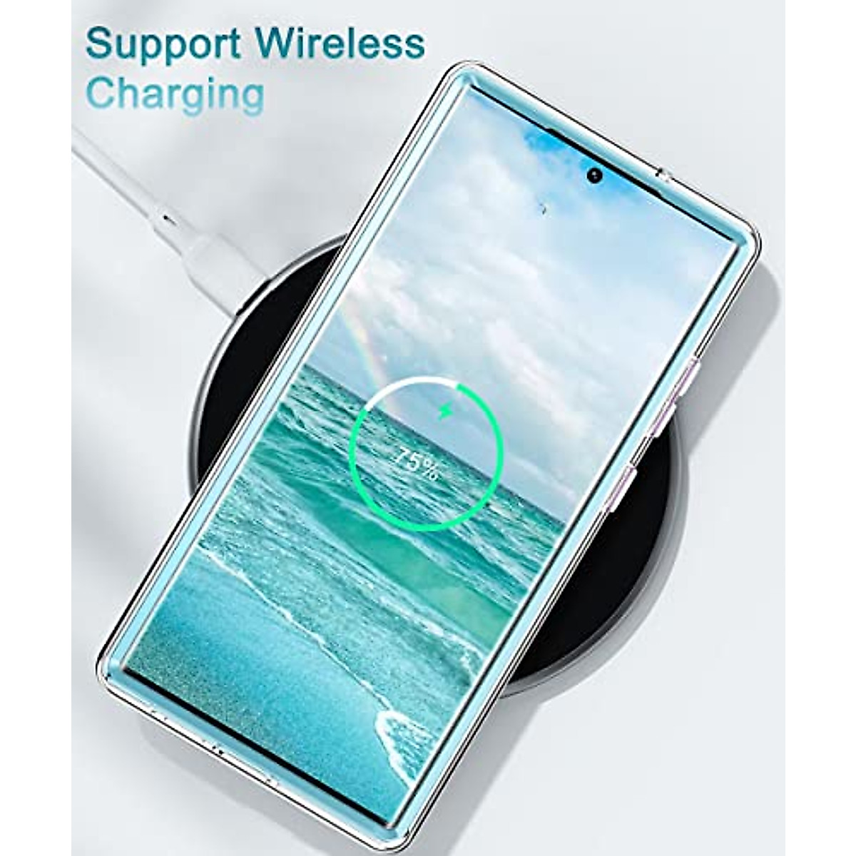 Turquiase for Samsung Galaxy S23 Ultra Case, Lightweight and Stylish Full Body Shockproof Protective Rugged TPU Case for Galaxt S23 Ultra