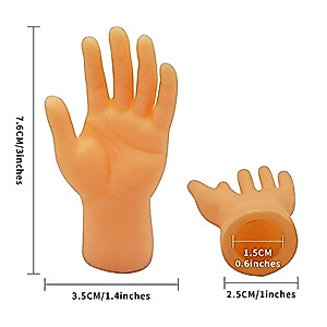 Yolococa Tiny Hands Finger Little Finger Puppets Mini Finger Hands Miniature Small Hands Tiktok 10 Pieces