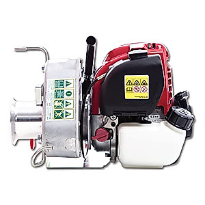 Portable Winch PCW3000 Gas-Powered Capstan Winch - 1,600-Lb. Pulling Capacity, 1.34 Honda GX-35 Engine,