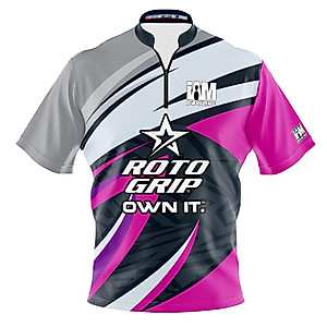 Logo Infusion Dye-Sublimated Bowling Jersey (Sash Collar) - I AM Bowling Fun Design 2025-RG - Roto Grip (XX-Large) Multicolored