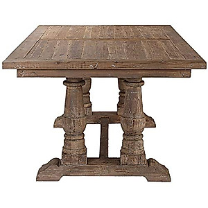 Uttermost Stratford Salvaged Wood Dining Table, Brown