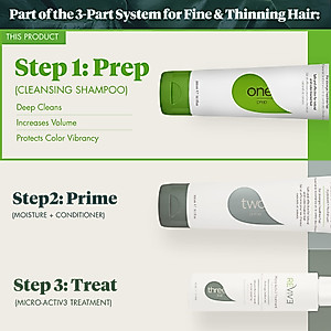 Reviv3 Procare PREP Cleanser Shampoo ââ‚¬â€œ Clinically Tested ââ‚¬â€œ Hair and Scalp Care Anti-Thinning and Fine Hair Cleansing Shampoo ââ‚¬â€œ Color Safe ââ‚¬â€œ All Hair Types ââ‚¬â€œ For Women and Men 25.4 fl. oz