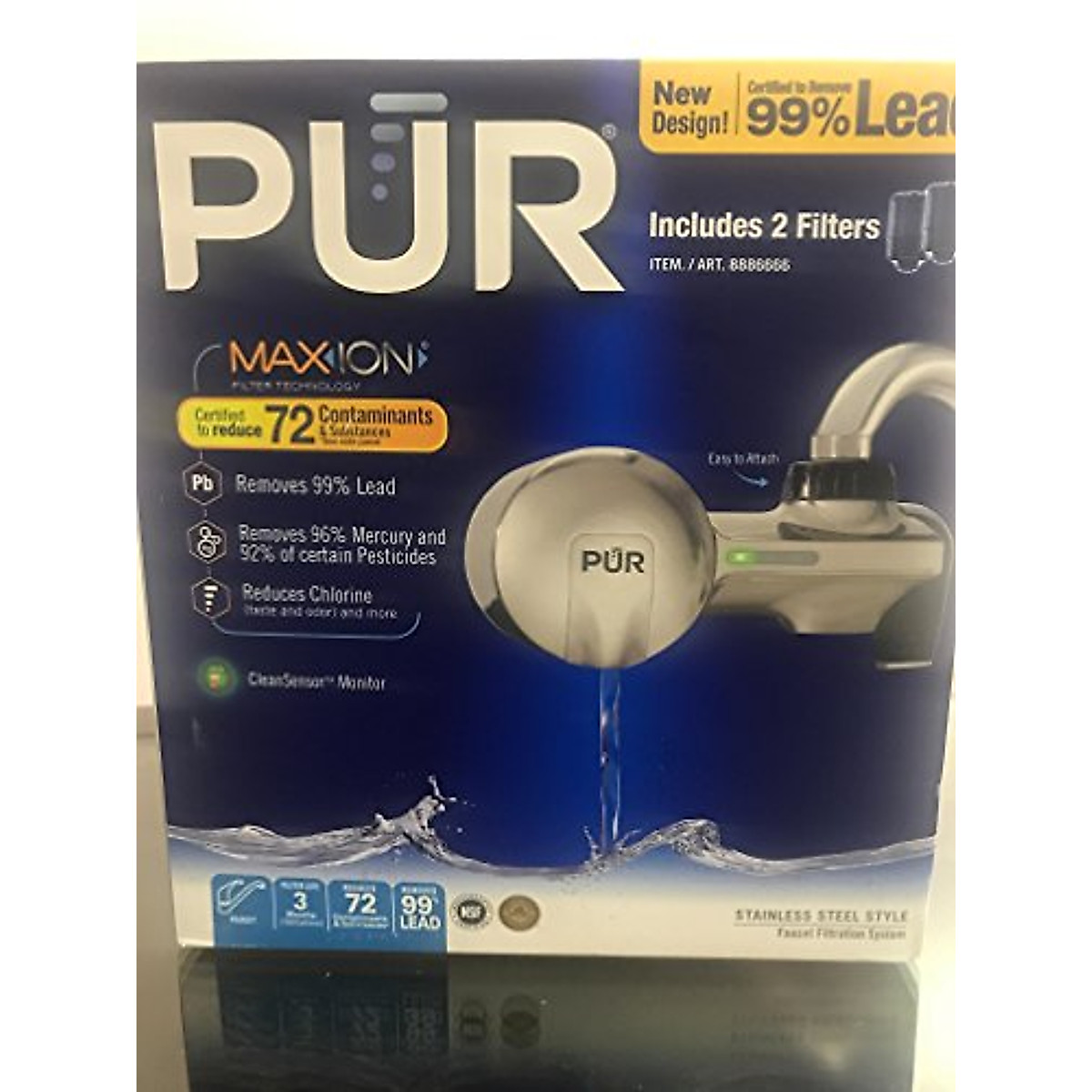 PUR Faucet Maxion Technology + 2 filters