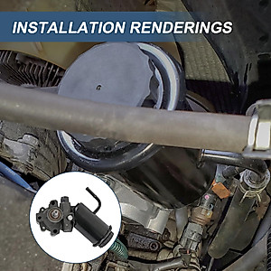 Power Steering Pump With Resevoir Replacement For Toyota Tacoma 4Runner T100 3.4L V6 Replaces 5478N, 4432035490, 443200W020, 4432004052, 4432034060 Power Assist Pump