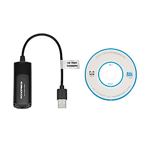 Monoprice USB 2.0 Ultrabook Ethernet Adapter (Low Power), Supports Windows and MacOS