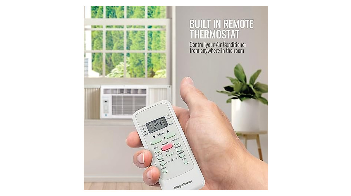 Keystone 12,000 BTU Window AC with Smart Control
