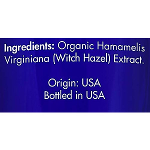 Organic, Witch Hazel – 100% Pure, Witch Hazel, for Face, Acne, Butt, Skin, Scalp, Hair, Body by Zongle Therapeutics, 4 OZ