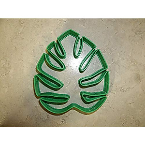 MONSTERA LEAF TROPICAL FLOWERING PLANT OUTLINE COOKIE CUTTER MADE IN USA PR2158