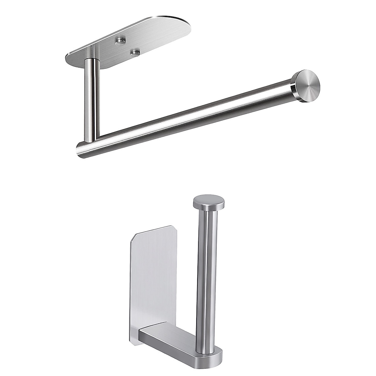 VAEHOLD Adhesive Paper Towel Holder and Toilet Paper Holder