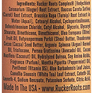 Rucker Roots Detangling Conditioner |Turnip, Carrot, Ginger Root Oils| For All Hair Types| Hydrates & Moisturizes Hair| Detangles Hair