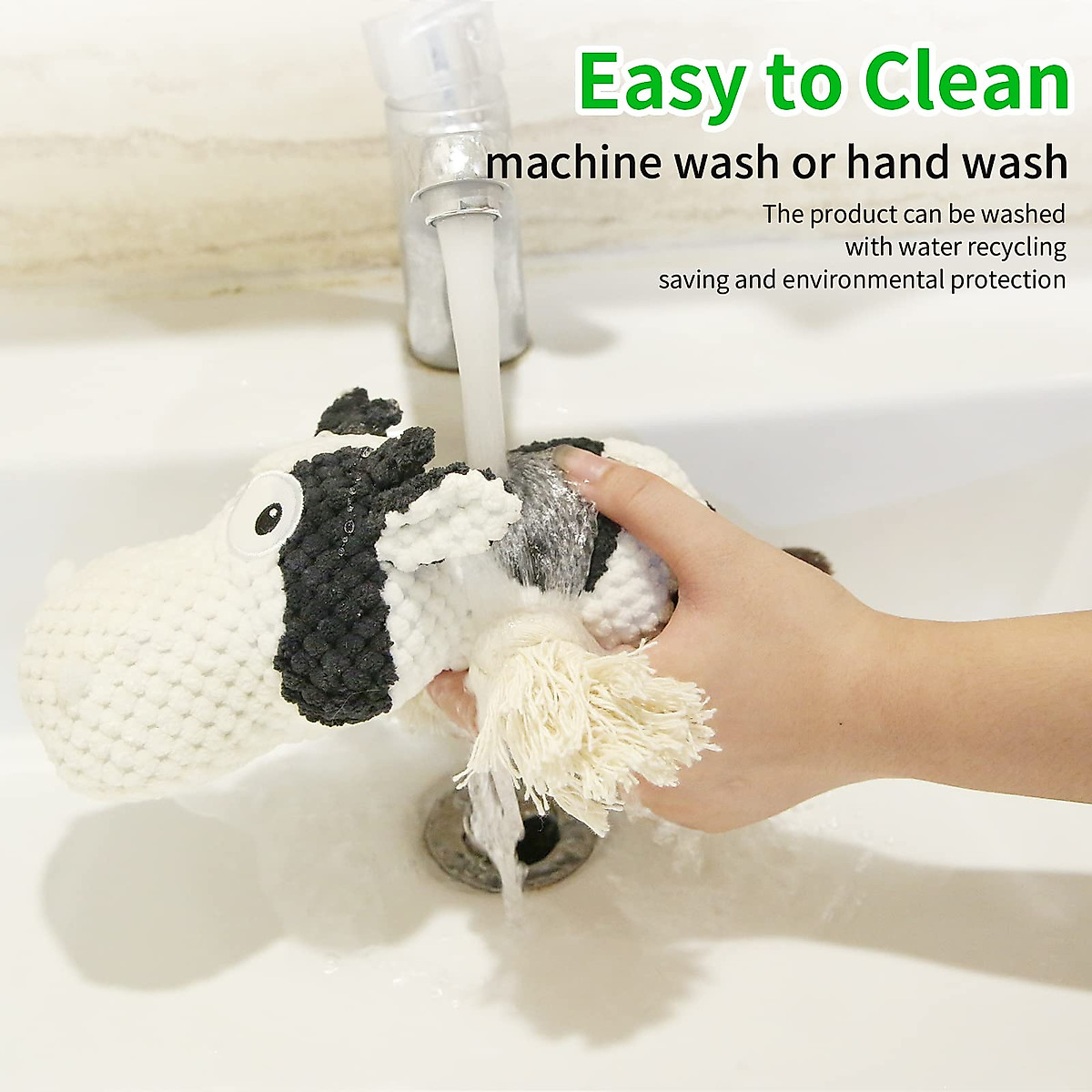 YYDSFEIOU Stuffed Dog Toys for Medium Dogs, Interactive Squeaky Dog Toys Chew Toy Durable Plush Dog Toys for Boredom and Stimulating Puppy Toys Pet Toys with Crinkle Paper for Small Medium Large Dogs