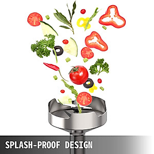 VBENLEM Commercial Immersion Blender 500W Power, Hand Held Mixer with 15.7-Inch 304 Stainless Steel Removable Shaft, Electric Stick Blender Variable Speed 4000-16000RPM