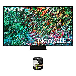 SAMSUNG QN65QN90BA 65 inch Class Neo QLED 4K Smart TV 2022 Bundle with Premium 2 YR CPS Enhanced Protection Pack