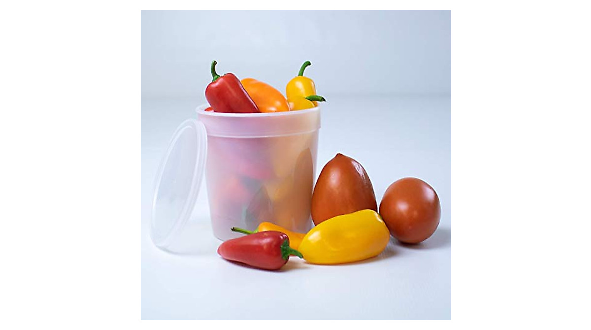 1/4 Gallon Food Storage Containers - BPA Free, Safe, Versatile