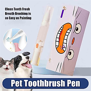 Doggo Comfy Pet Toothbrush Pen, Doggocomfy Pet Toothbrush Pen, Doggo Comfy Toothbrush, Pet Toothbrush Pen, Natural Plant Substance Tartar Remover, for Dogs & Cats (1pcs)