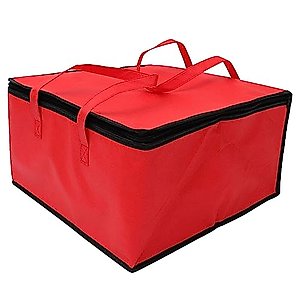 Thermal Food Bag Insulated Food Delivery Bag Insulated Pizza Delivery Bags Grocery Shopping Bags Thermal Tote Cooler Keep Food Warm Catering Bags for Seafood Cake Hot Food