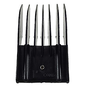 Miaco 1" #8 Universal Clipper Guide Comb fits Oster Classic 76, A5, Andis AG, BG, Wahl, etc.