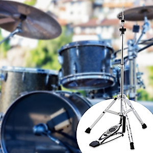 LOLUNUT Hi hat stand,hat cymbals stand,high hat stand with smooth pedal,practice high hat fit 13'' 14'' 15'' 16''cymbals
