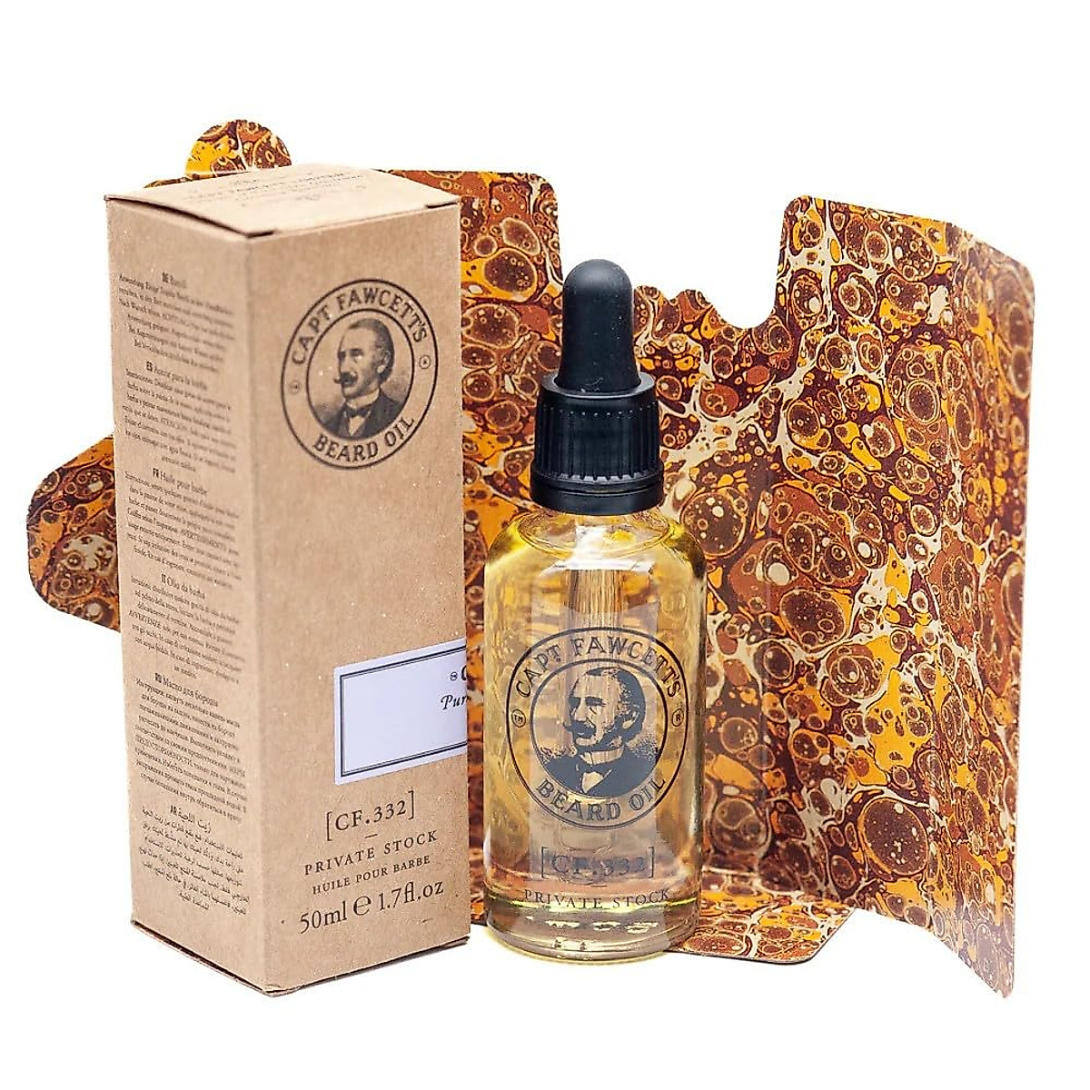 Captain Fawcett's Private Stock Beard Oil, (50ml/1.7oz)