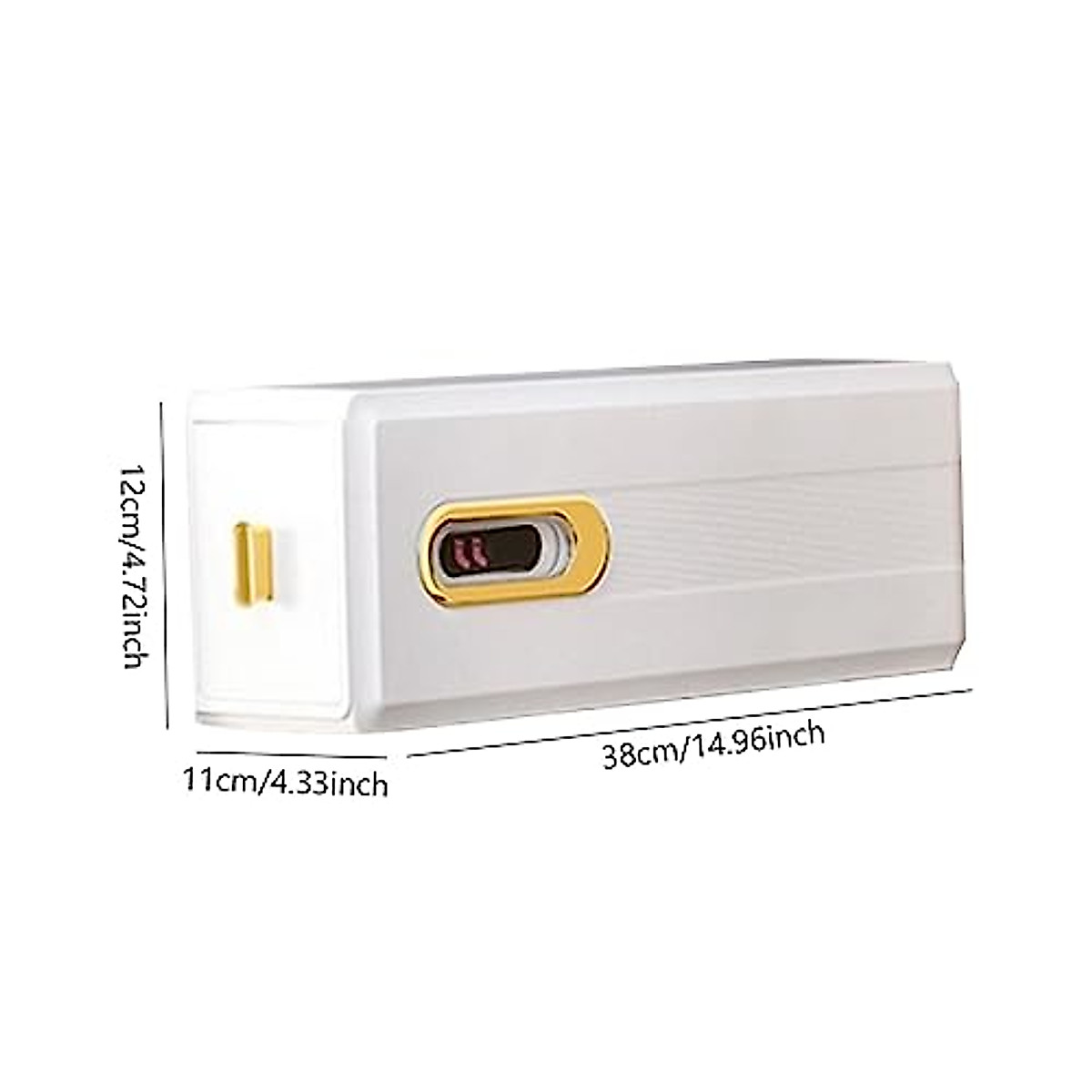 VumSyme Wall Mounted Underwear Storage Box, Punch-Free Underwear Sock Organizer Multi-Functional Storage Box Hanging Drawer Organizer for Closet Style 1