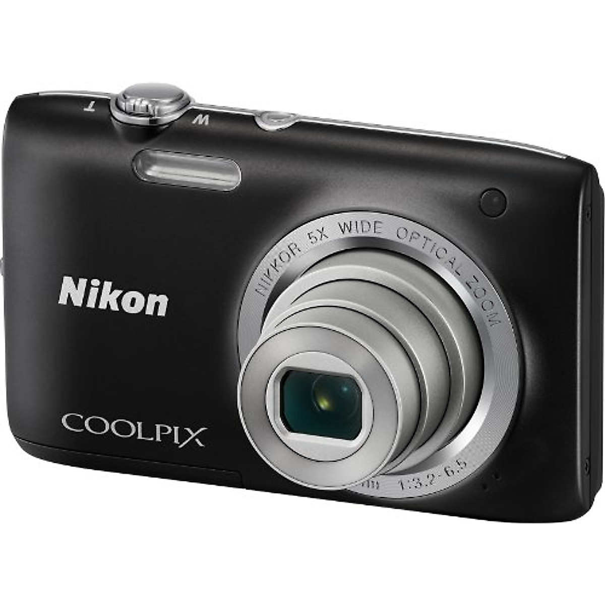 Nikon Coolpix S2800 Point and Shoot Digital Camera with 5X Optical Zoom (Black) International Version No Warranty
