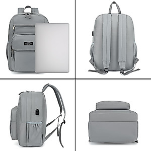 YGR Travel Laptop Backpack, Anti Theft Casual Rucksack Slim Business Laptop Backpack, Water resistant College Computer Bag Gift for Women, Men, College, Outdoor Sports, Work