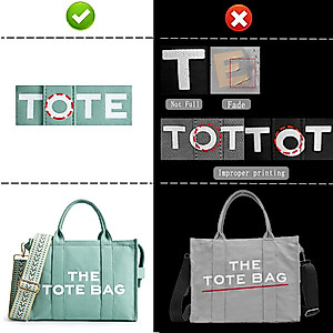 Fancy Forest The Tote Bag for Women tote purse with Zipper, Faux Leather/Canvas tote bags Shoulder Bag Crossbody Handbag