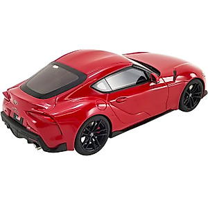 2021 Toyo-ta Supra GR 3.0 Renaissance Red with Black Wheels USA Exclusive Series 1/18 Model Car by GT Spirit for Acme US038