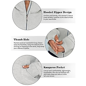 AUTOMET Womens Oversized Sweatshirts Zip Up Cropped Hoodies Fleece Jackets Full Zip Pullover Sweater 2024 Fall Fashion Outfits Trendy Winter Clothes Winered